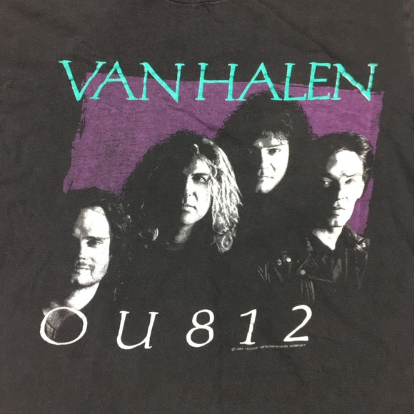 Shirts | Rare 1988 Vintage Van Halen Ou812 Tour Tee Shirt | Poshmark